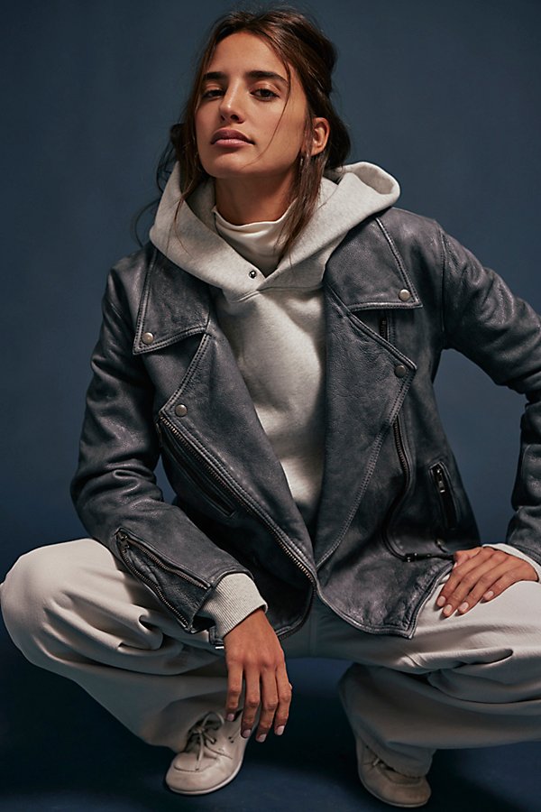 FREE PEOPLE We The Free Jealousy Leather Moto Jacket